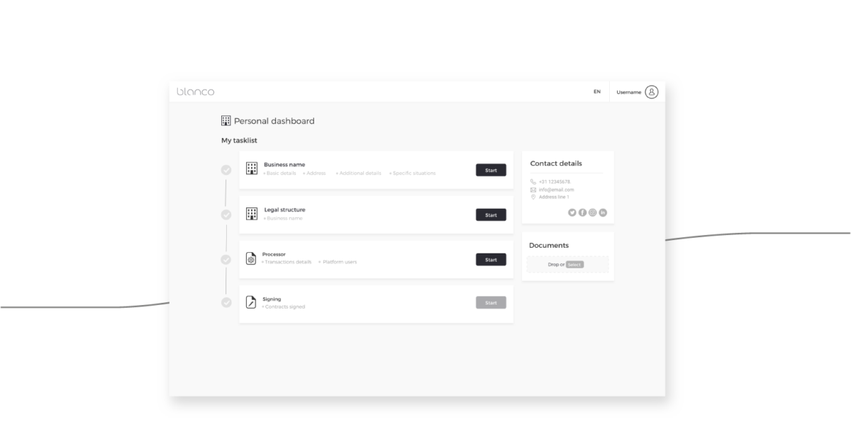 New uploading feature makes onboarding easier • Blanco